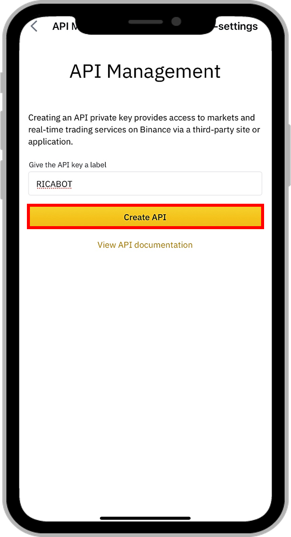 API Binding – Ricabot