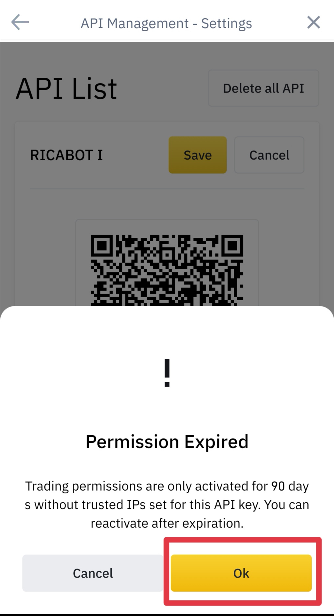 API Binding – Ricabot